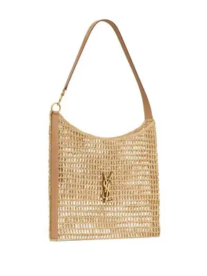 Saint Laurent Raffia Crochet Tote Bag
