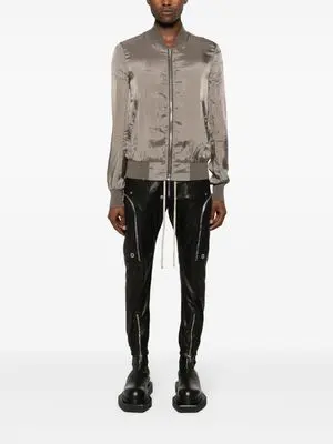 Rick Owens Bauhaus Leather Cargo Pants - Black