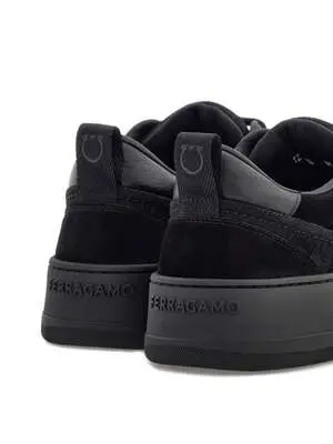 FERRAGAMO Panelled Leather Sneakers