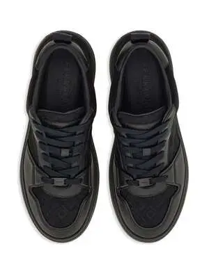 FERRAGAMO Panelled Leather Sneakers