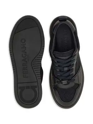 FERRAGAMO Panelled Leather Sneakers