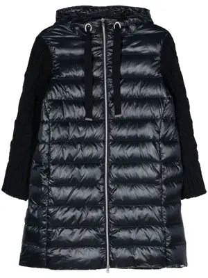 Herno Knit-sleeves Padded Coat