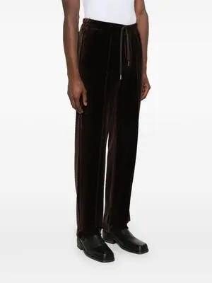 TOM FORD Straight-leg Velour Track Pants
