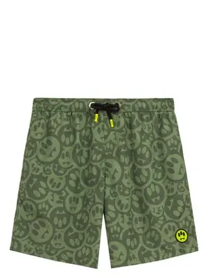 BARROW Graphic Print Swimming Shorts