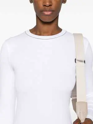 Brunello Cucinelli Beaded Trimmed T-shirt