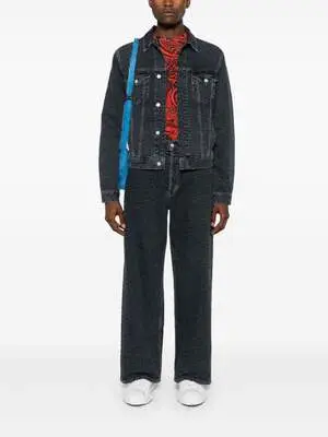 Acne Studios Logo-embossed Denim Jacket