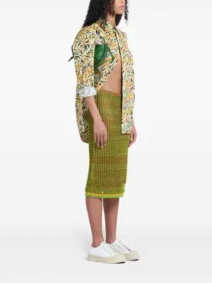Marni Abstract-print Long-sleeve Shirt