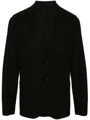 Harris Wharf London Notched-lapel Single-breasted Blazer - Black