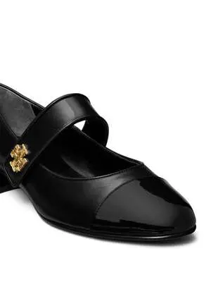 Tory Burch 25mm Mary Jane Ballerina - Black