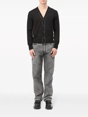 MAISON MARGIELA Single-stitch Fine-knit Cardigan
