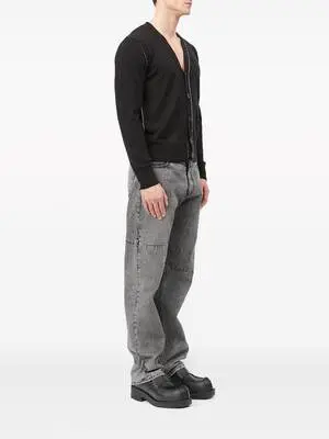 MAISON MARGIELA Single-stitch Fine-knit Cardigan