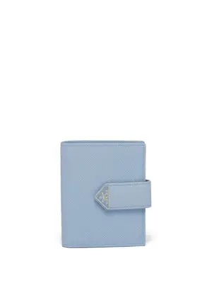 Prada Small Logo-plaque Leather Wallet