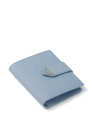 Prada Small Logo-plaque Leather Wallet