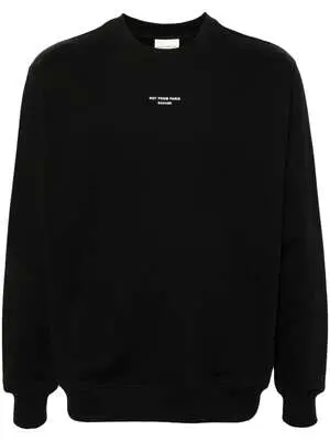 Drole De Monsieur Le Sweatshirt Classique Crewneck - Black