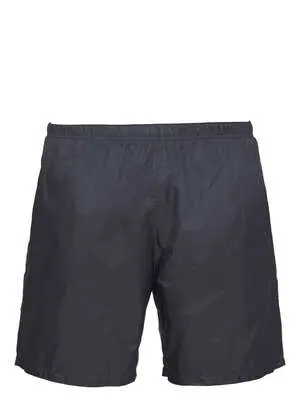 Prada Logo Patch Recycled Nylon Swim Shorts - Blue
