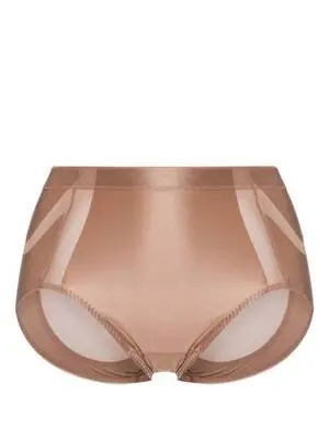 Spanx Shapping Satin High-waisted Briefs