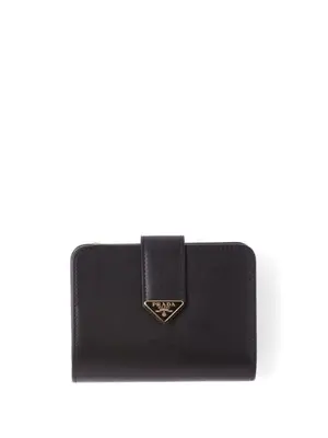 Prada Triangle-logo Leather Bi-fold Wallet
