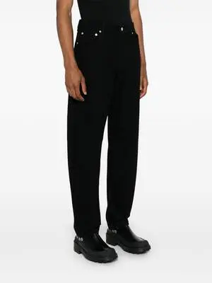 Alexander McQueen Mid-rise Barrel Jeans