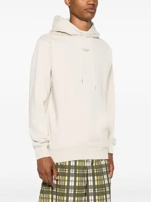 Drole De Monsieur Le Hoodie Slogan Classique - Neutrals