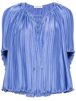 Lanvin Drawstring Blouses