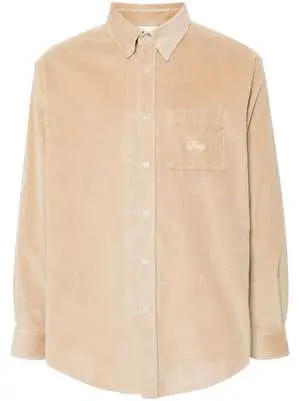Drole De Monsieur La Chemise Corduroy Shirt - Neutrals