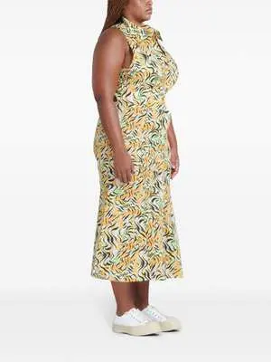 Marni Floral-print Midi Shirt Dress