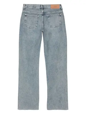 7 For All Mankind Tess High-rise Straight-leg Jeans