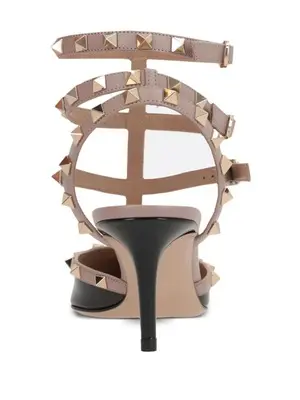 Valentino Garavani Rockstud Caged Pumps 65mm - Black