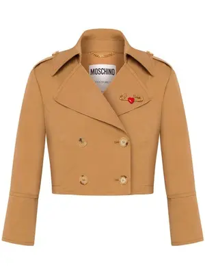 Boutique Moschino Collared Outerwear For Women