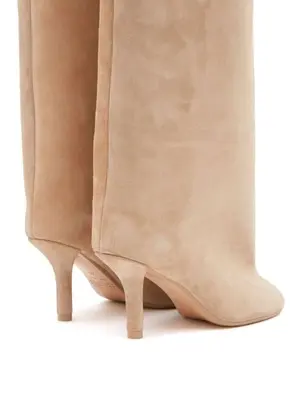 MAISON MARGIELA Anatomic Slip-on Suede Boots - Neutrals