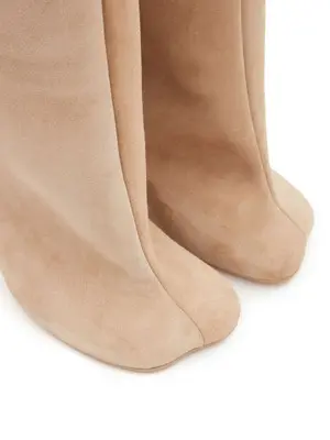 MAISON MARGIELA Anatomic Slip-on Suede Boots - Neutrals