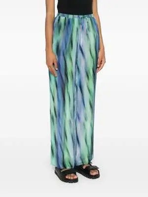 Armani Exchange Abstract-print Lightweight Straight Trousers