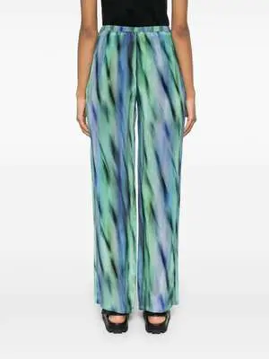 Armani Exchange Abstract-print Lightweight Straight Trousers
