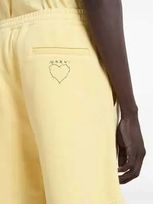 Marni Straight-leg Cotton Jersey Shorts