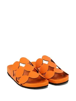 Pierre Hardy Circle-motif Leather Sandals