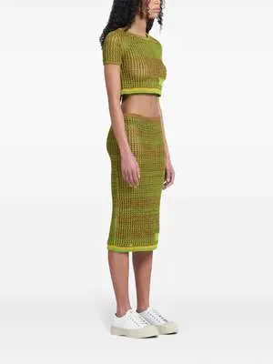 Marni Crochet-knit Cropped Top