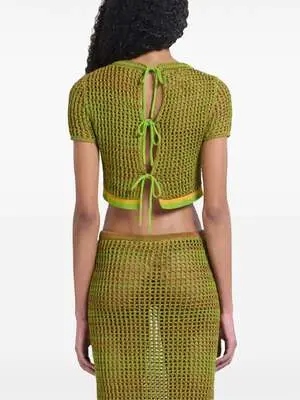 Marni Crochet-knit Cropped Top