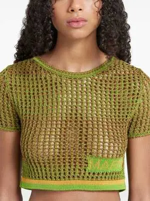 Marni Crochet-knit Cropped Top