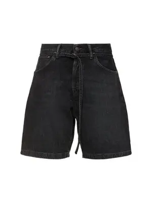 Acne Studios ACNE STUDIOS Roland Vintage Denim Shorts - Black