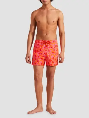 Vilebrequin New Leopard Graphic Swim Trunks