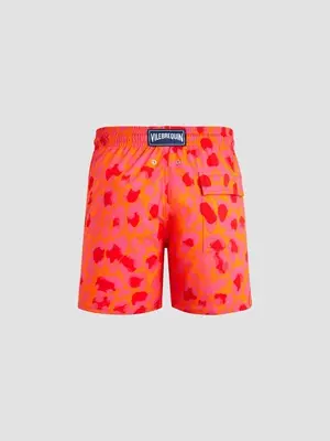 Vilebrequin New Leopard Graphic Swim Trunks