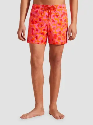 Vilebrequin New Leopard Graphic Swim Trunks