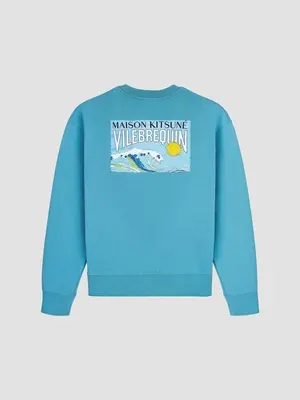 Vilebrequin X Maison Kitsuné Waves Cotton Sweatshirt