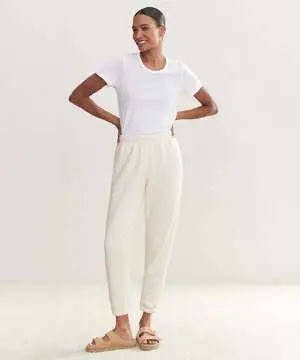 Jenni Kayne Saturday Sweatpant - Cream
