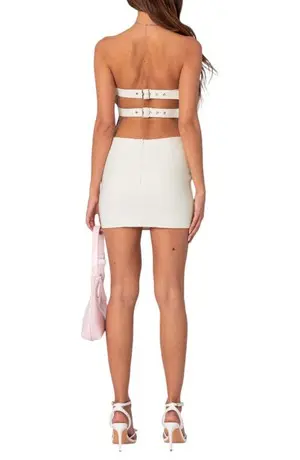 EDIKTED Deva Strapless Mini Dress