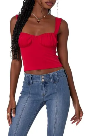 EDIKTED Danica Crop Tank Top