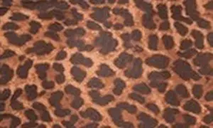 EDIKTED Lidia Print Sheer Mesh Bra Top - Leopard