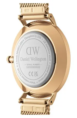 DANIEL WELLINGTON Multi Eye Mesh Strap Watch - Gold