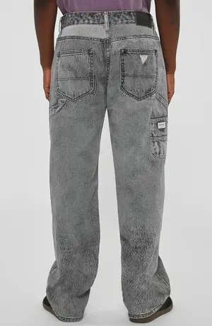 GUESS ORIGINALS Photorealistic Printed Baggy Pants