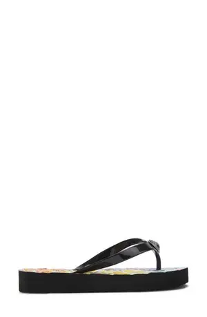 Kurt Geiger Floral Couture Kensington Platform Flip Flop